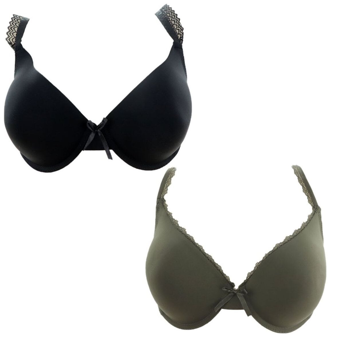 Paquete 2 Brasier Copa Completa Talla Extra Couture
