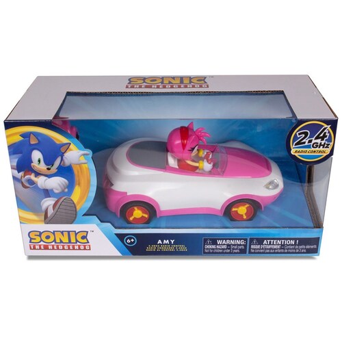 Vehículo Radiocontrol Sonic & Sega Team Racing 1.28 2.4Ghz Rc Amy Rose