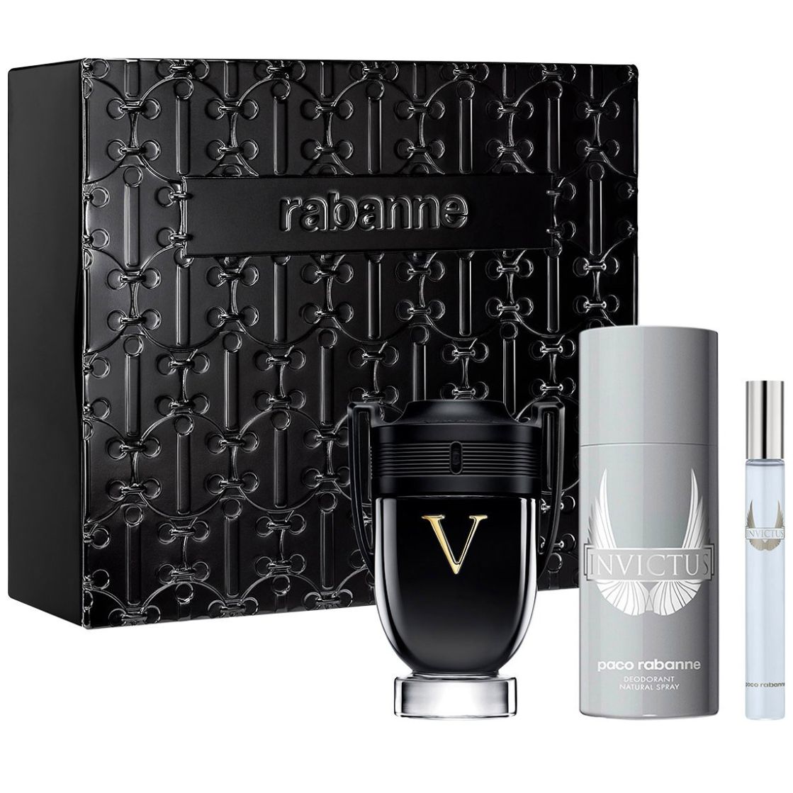 Fragancia Set Paco Rabanne Invictus Victory Edp 100 Ml + Desodorante ...