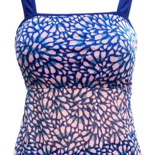 Traje de Baño Tankini Azul Combinado Relax Sc0002