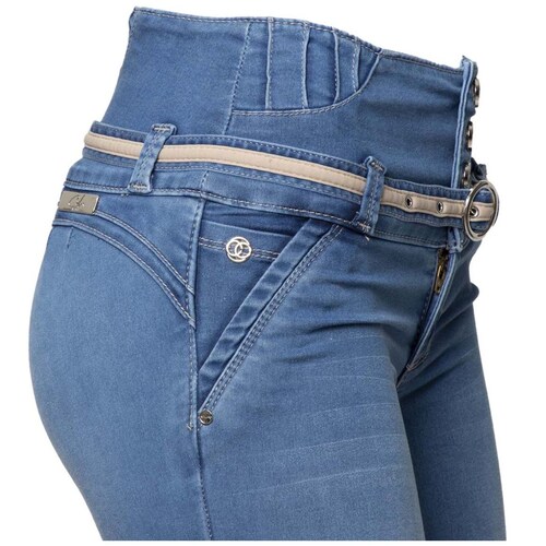 Jeans Skinny Stn Bleach 4 Botones Ciclon Jeans
