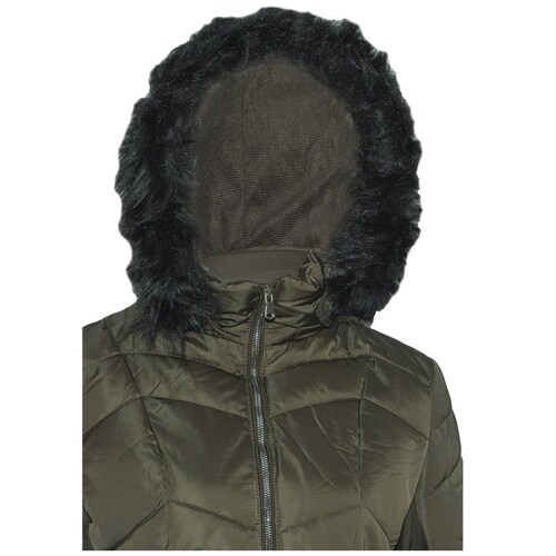 Chamarra Lisa con Gorro Ecof By Ecofashion para Mujer