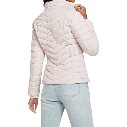 Chamarra Manga Larga, Liso, Rosa Claro Guess