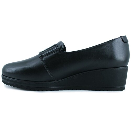 Mocasín Negro con Cuña Manet