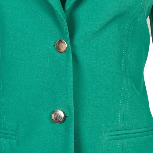 Saco Ann Miller Cuello Solapa Y Diseño Liso