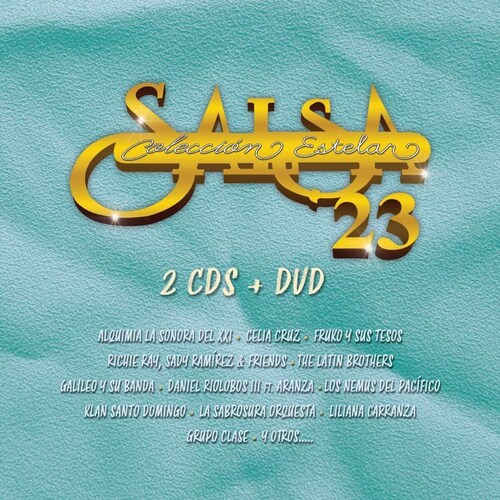 2 Cds + Dvd Varios Salsa Colección Estelar 23