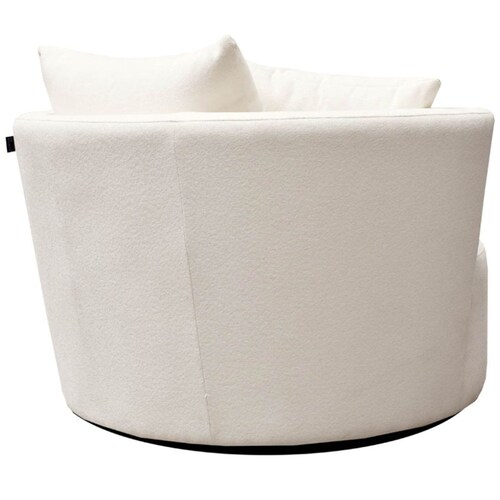 Sillón Ocasional Ingrid Tela Blanco Liz