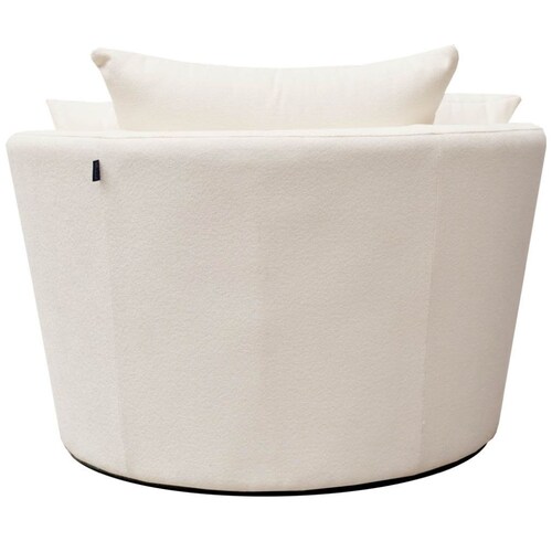Sillón Ocasional Ingrid Tela Blanco Liz