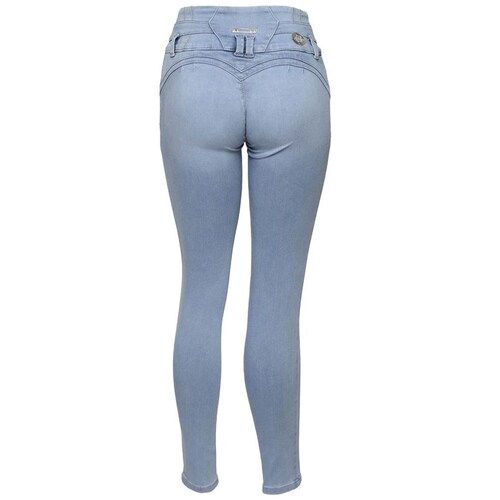 Jeans Skinny Bleach 3 Botones Ciclon Jeans