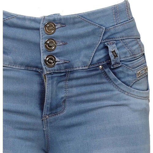 Jeans Skinny Bleach 3 Botones Ciclon Jeans