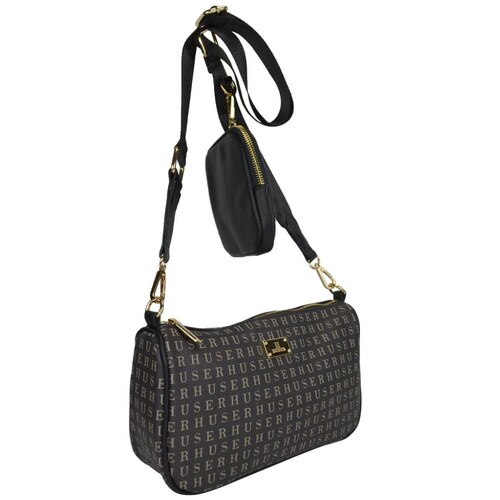 Bolsa Huser Tipo Crossbody Negro