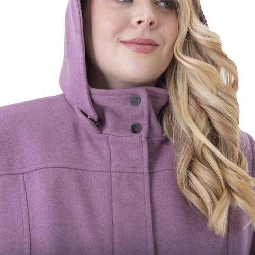 Abrigo Capucha Desmontable Shyla para Mujer