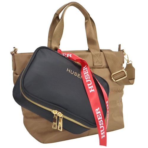Bolsa Huser Tipo Tote Color Khaki