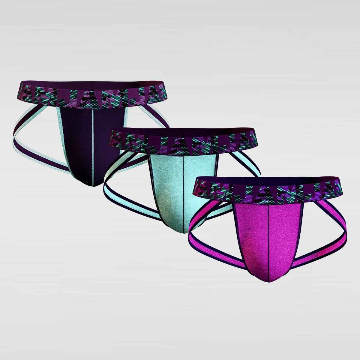 Jockstrap Jam Army 3 Pack para Hombre