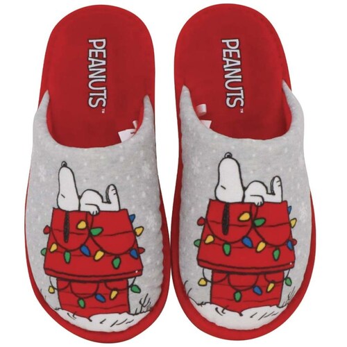 Pantufla de Navidad Peanuts Arra para Mujer
