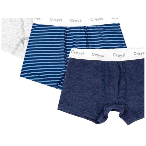 Pack para Niño 3 Piezas Boxer Brief Cardigan Baby Creysi