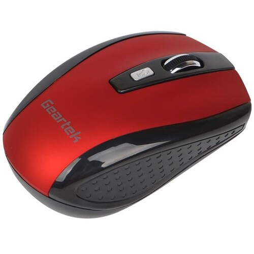 Mouse 150 Inalámbrico Geartek Rojo