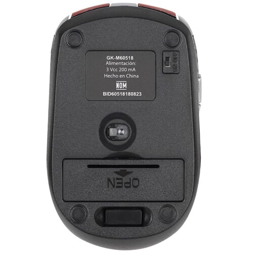 Mouse 150 Inalámbrico Geartek Rojo