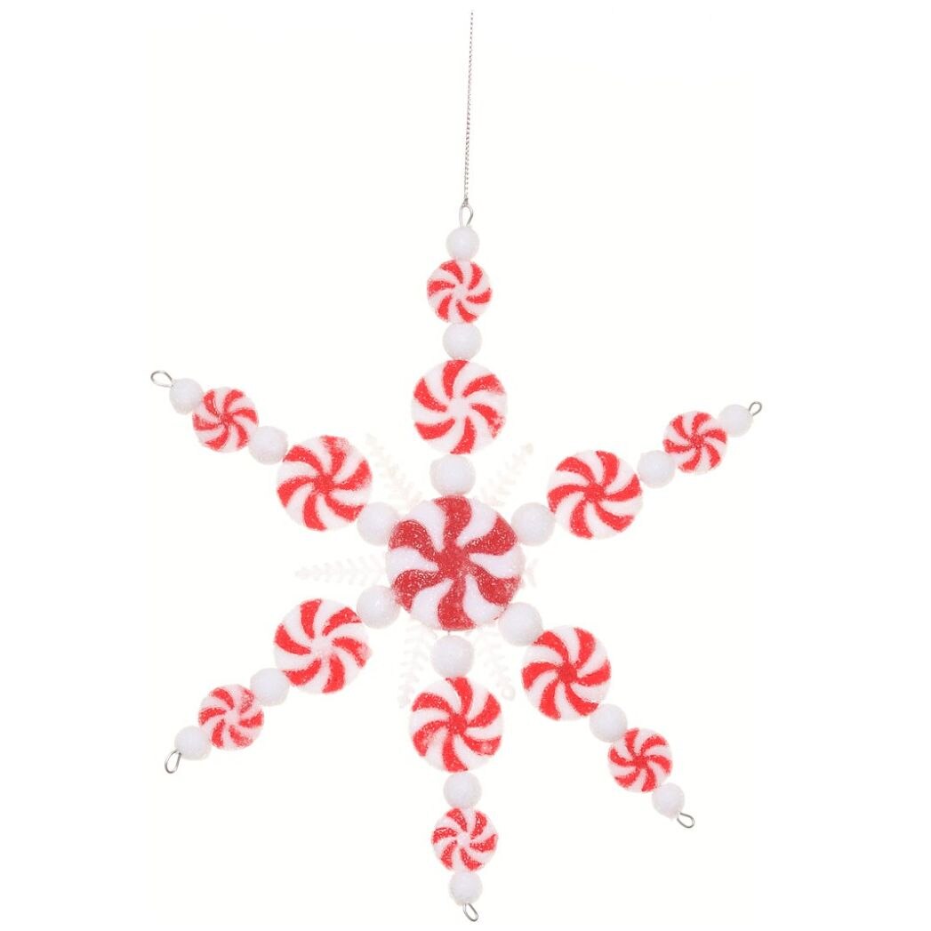 Colgante Copo de Nieve Candy 25Cm