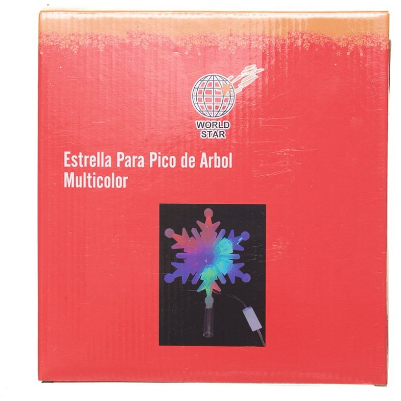 Estrella para Pico de Arbol Led Neon Multicolor