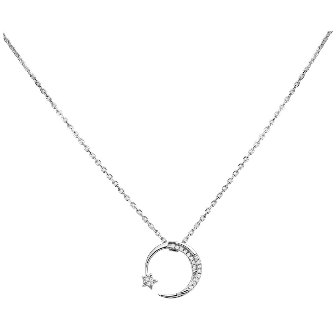 Collar Dije Circular Plata .925 Rosado Esn032R Enso