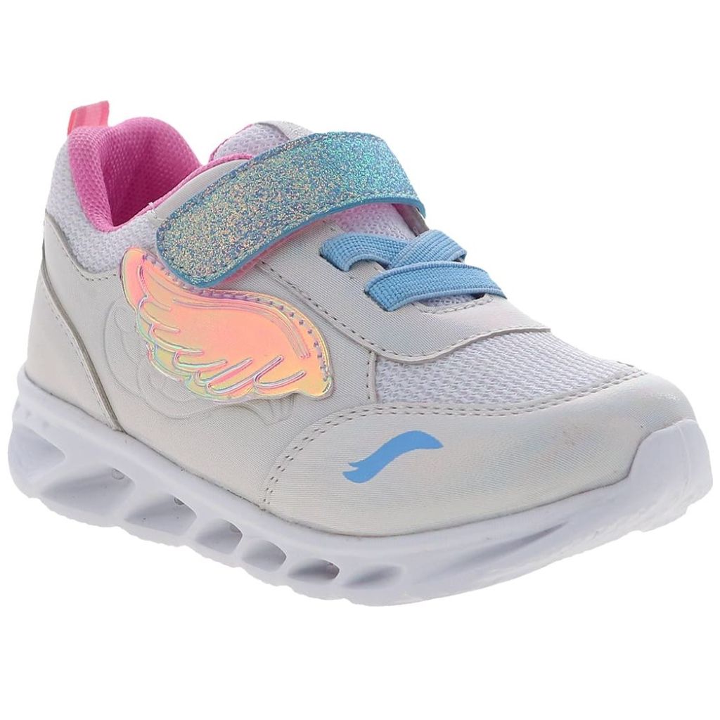 Tenis Tropicana con Luz Alas 15-17 Blanco