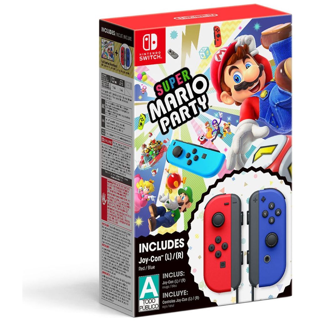 Nsw Super Mario Party + Control Neo