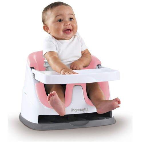 Silla Boster Baby Base Rosa Ingenuity