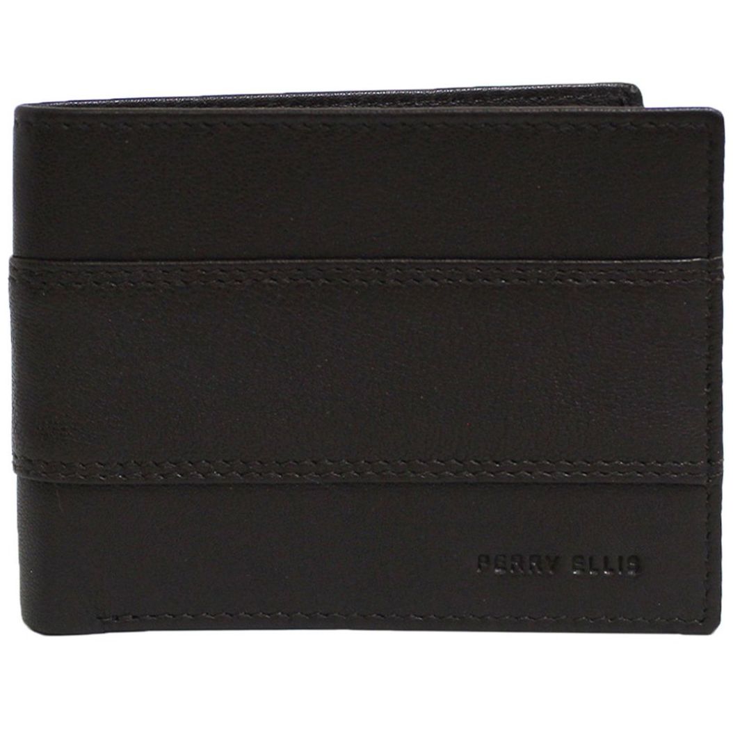 Billetera Perry Ellis Fabricada en Piel Bovina