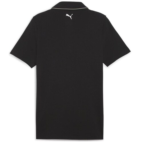 Playera Tipo Polo Negra Ferrari Race Puma para Hombre