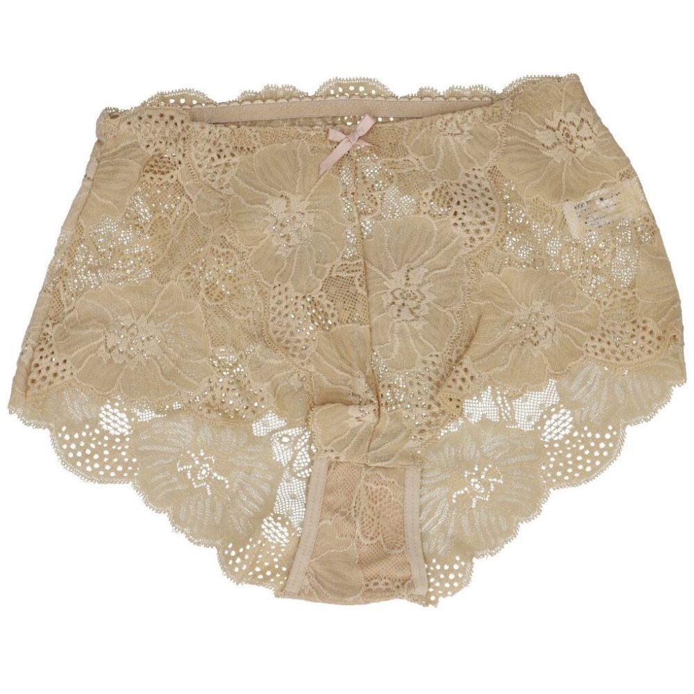 Bóxer de Encaje Corte Frente Mistique Lingerie