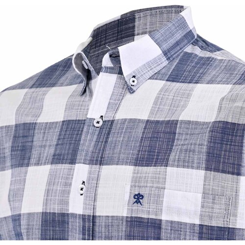 Camisa Cavalatti Casual Diseño a Cuadros para Hombre