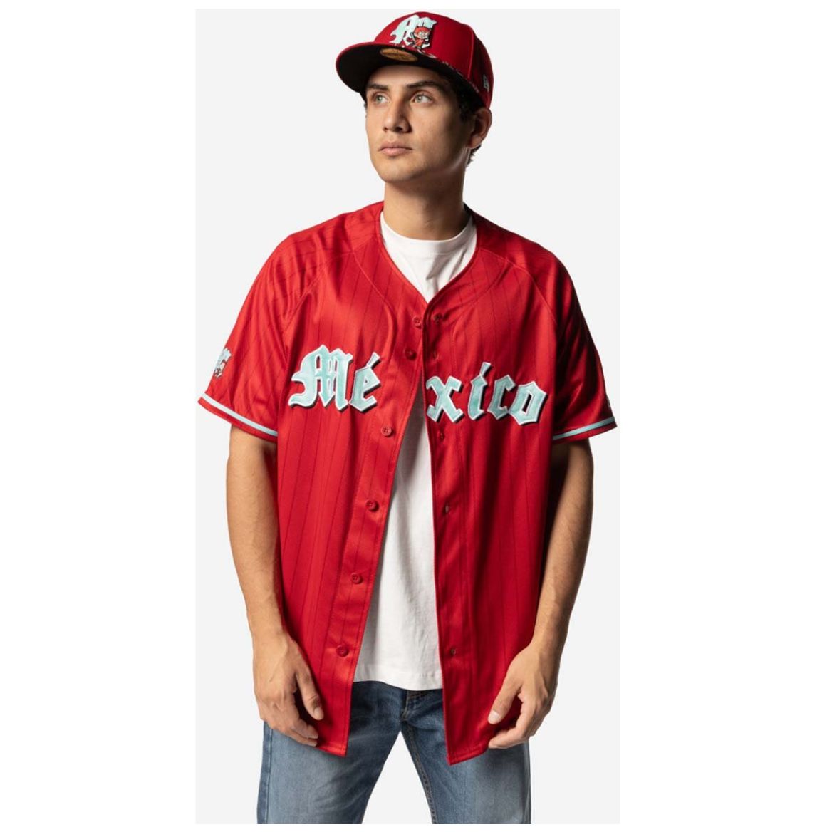 Jersey New Era Lmb Diablos Rojos de México para Hombre