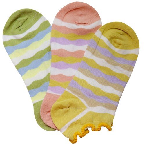 Calcetines Multicolor con Olanes Paquete 3 Piezas para Mujer Phi By ...