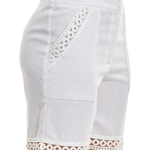 Bermuda Ann Miller Corte Recto Diseño Liso