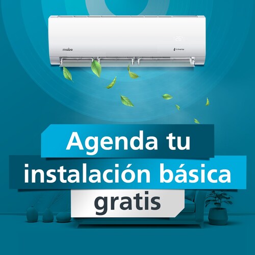 Minisplit Mabe Inverter Blanco 12K Btu F/c 110V Mmi12Habwca32M1