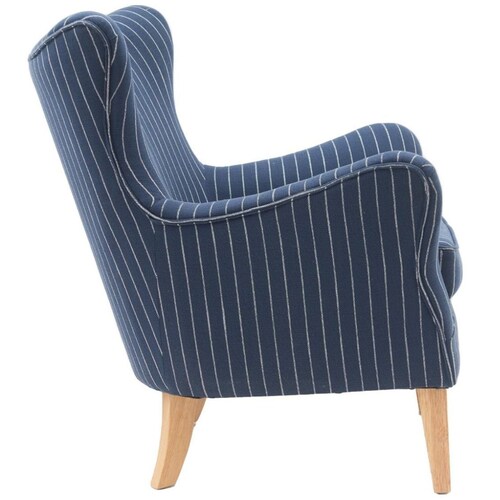 Sillón Ivan Raya Azul Vintage Home