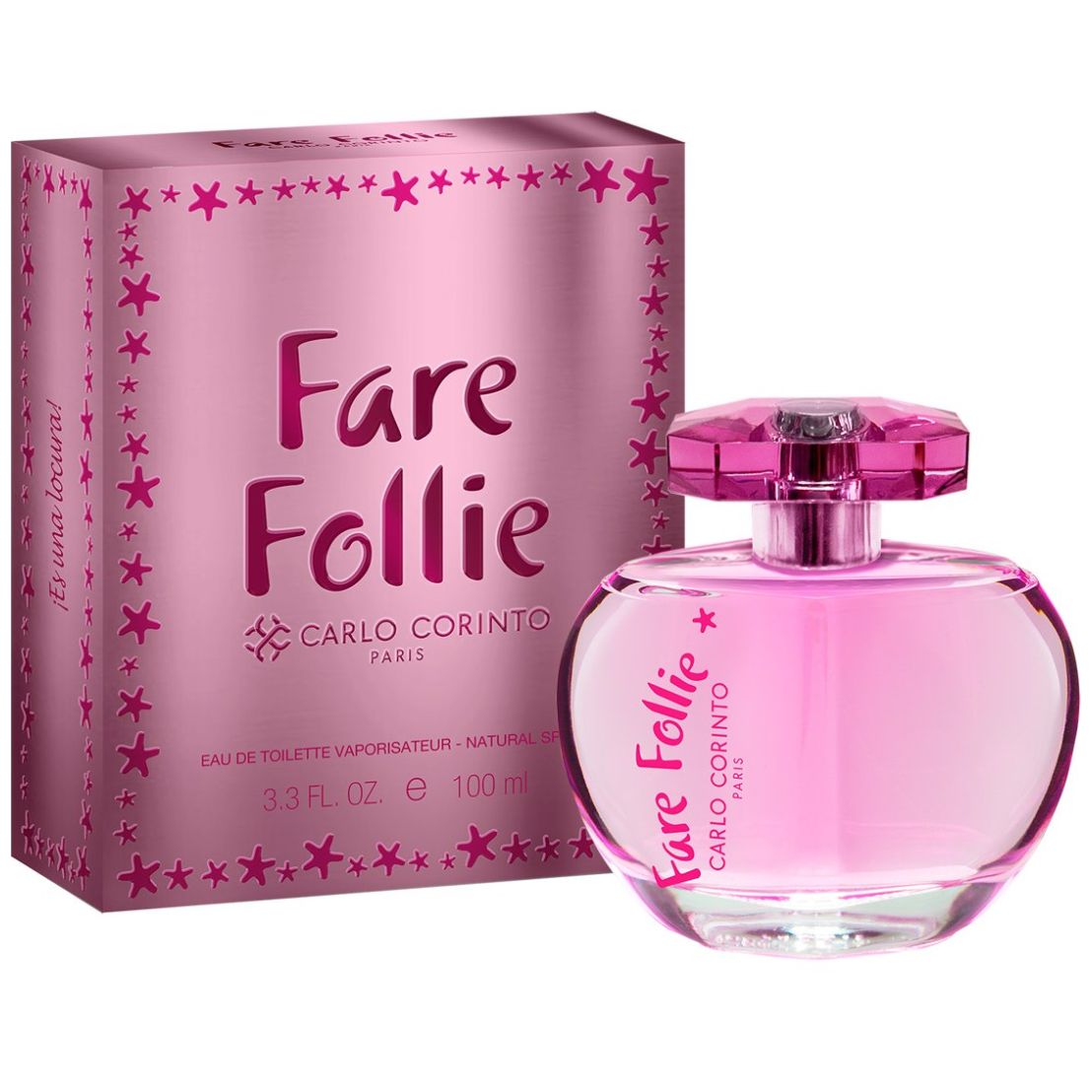 Eau de Toilette Carlo Corinto Fare Follie 100 Ml para Mujer