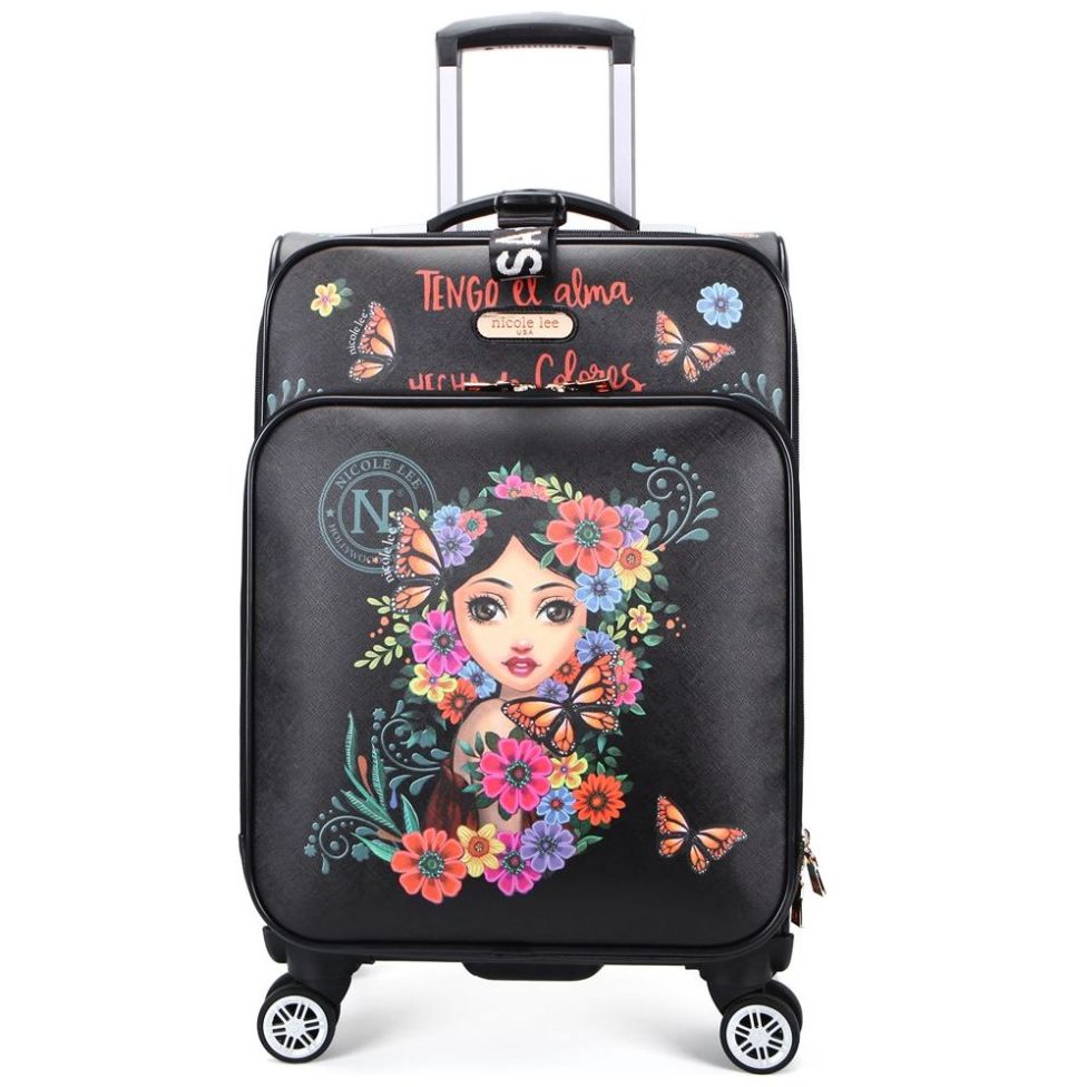 Maleta Alma de Colores Nicole Lee Negra para Mujer
