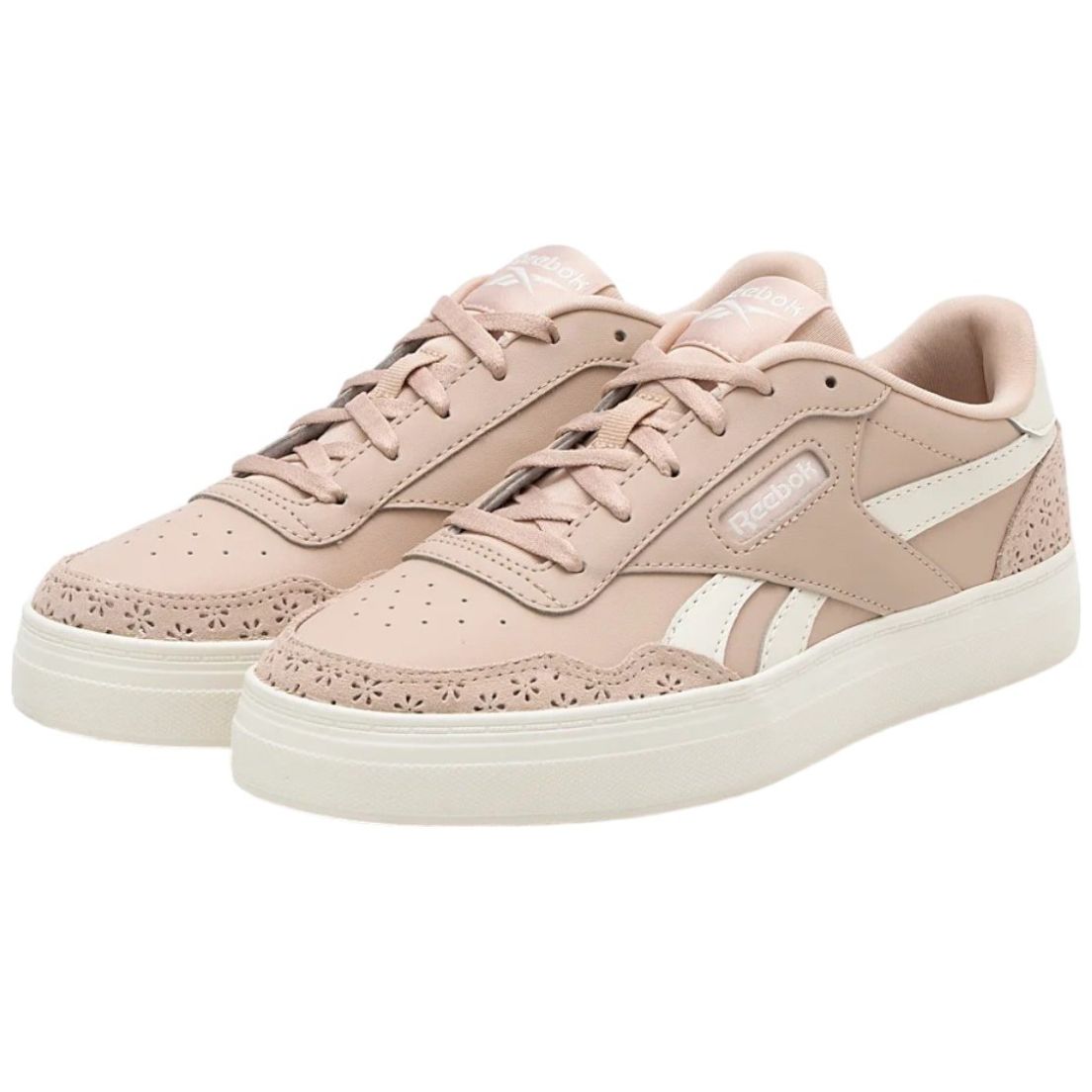 Tenis Reebok Casual Corte Láser Court Advence Beige