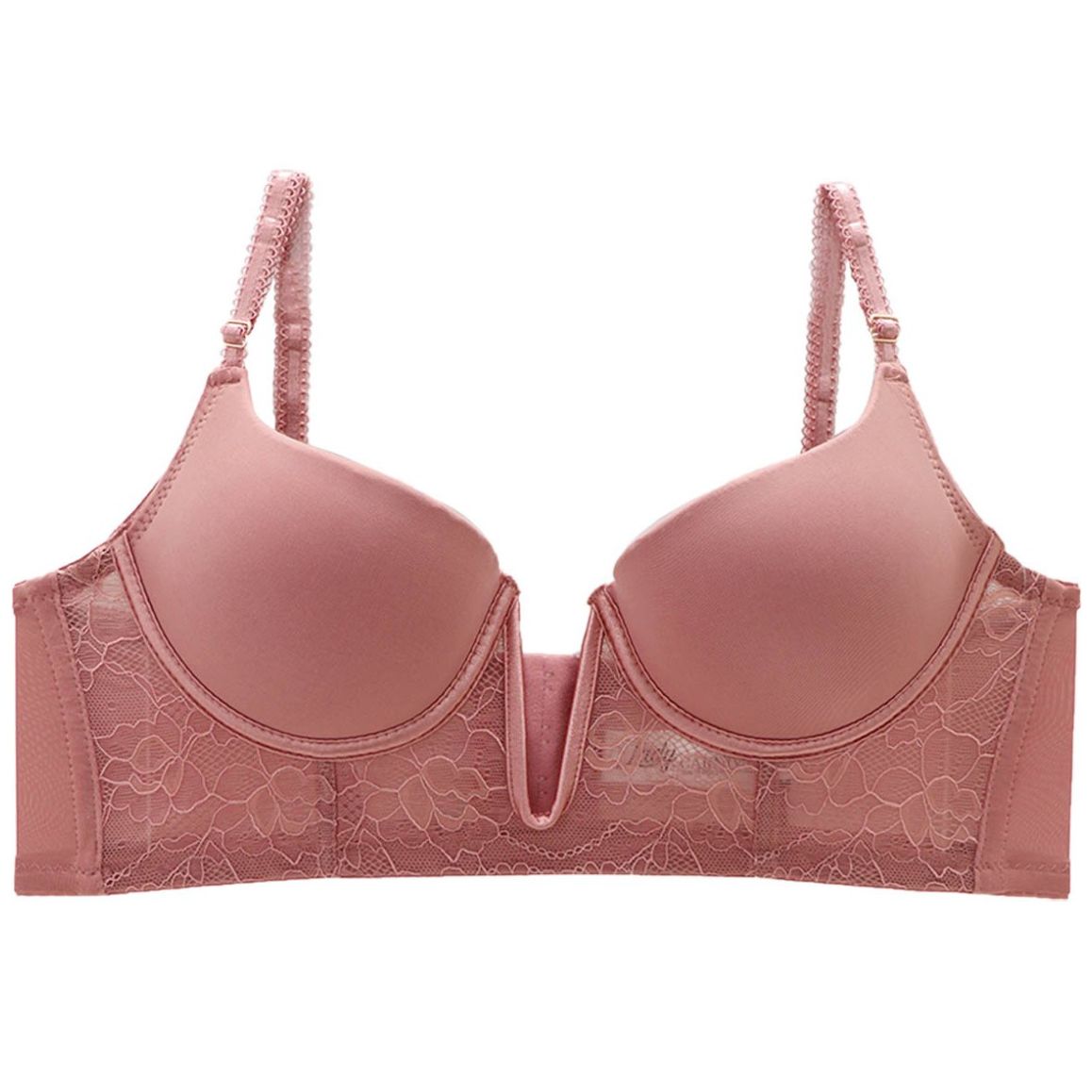 Brasier con Varilla y Escote en V Couture