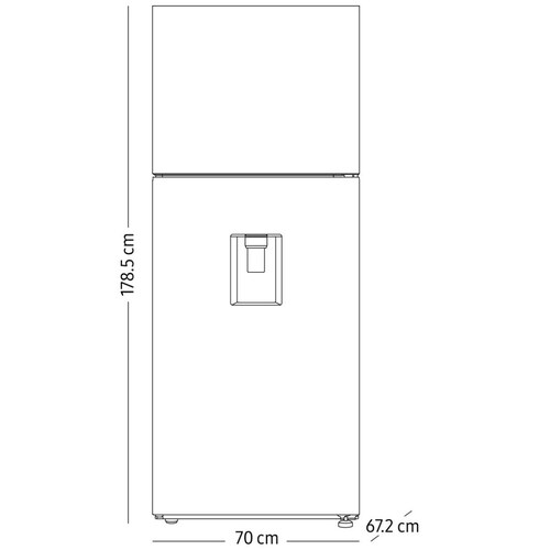 Refrigerador Bespoke Tmf 15 Ft Rt42Db6774Etem con Wifi Samsung