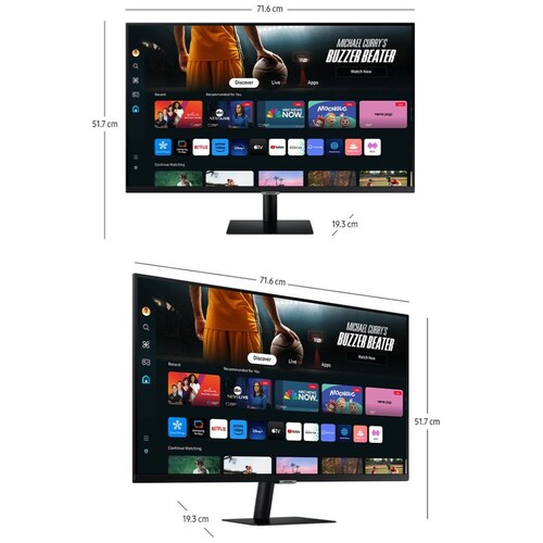 Monitor Smart Samsung 32 Pulgadas 4K Ls32Dm700Ulxzx