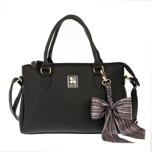 Bolso Satchel Color Negro para Mujer Lover