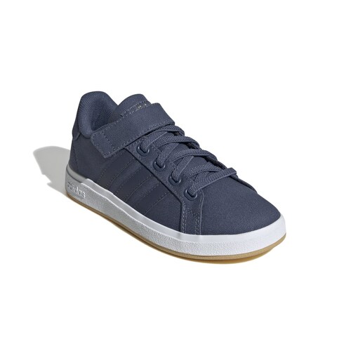 Tenis con Velcro Grand Court 17-23 Azul Adidas