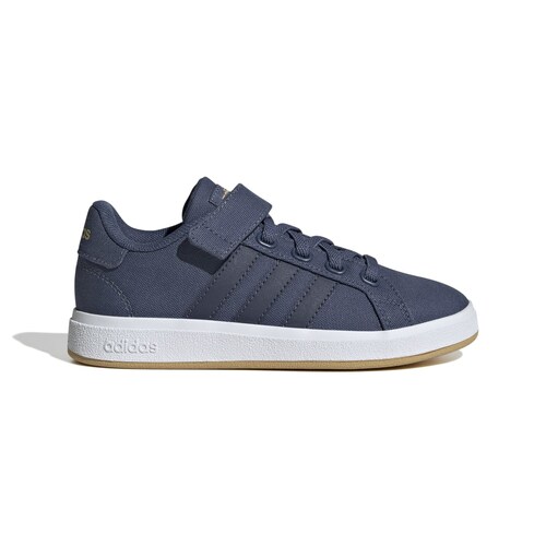 Tenis con Velcro Grand Court 17-23 Azul Adidas