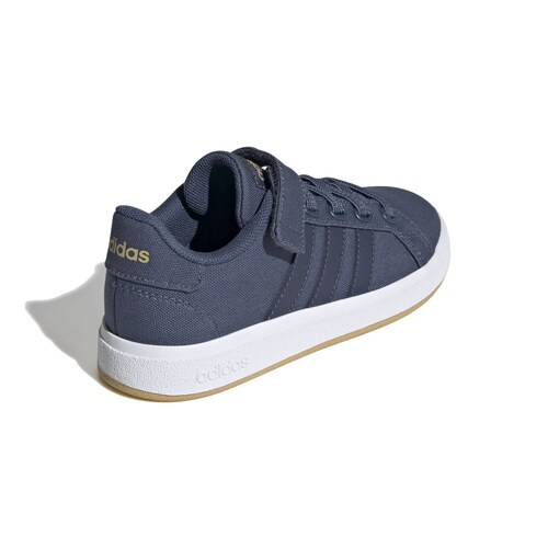 Tenis con Velcro Grand Court 17-23 Azul Adidas