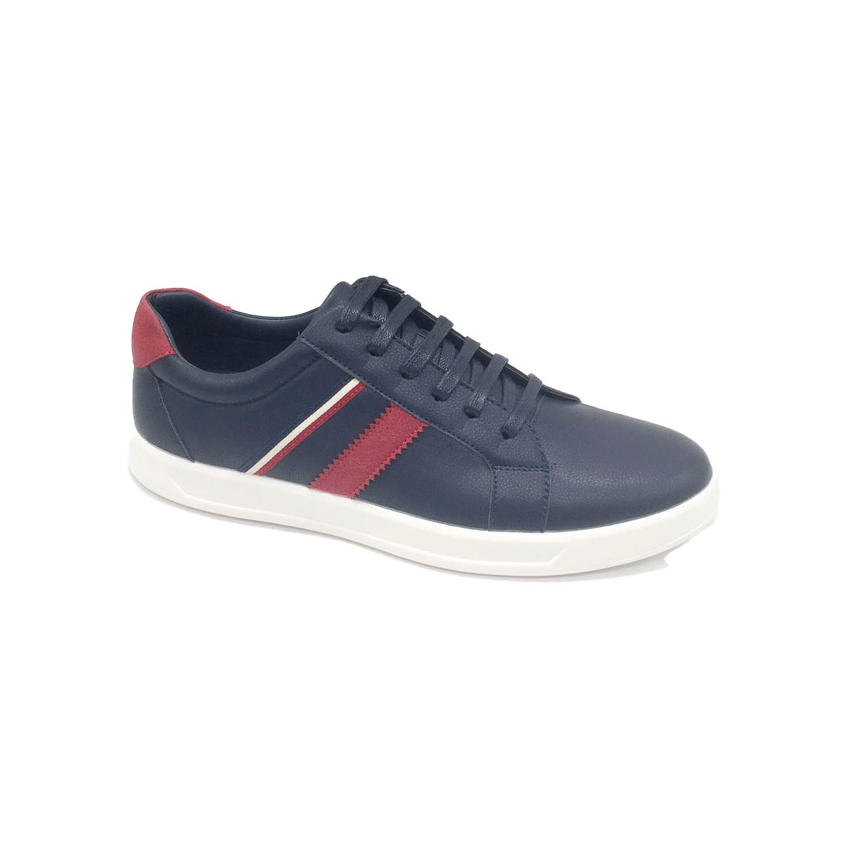 Tenis Diseño con Franjas y Agujetas para Hombre Carlo Corinto