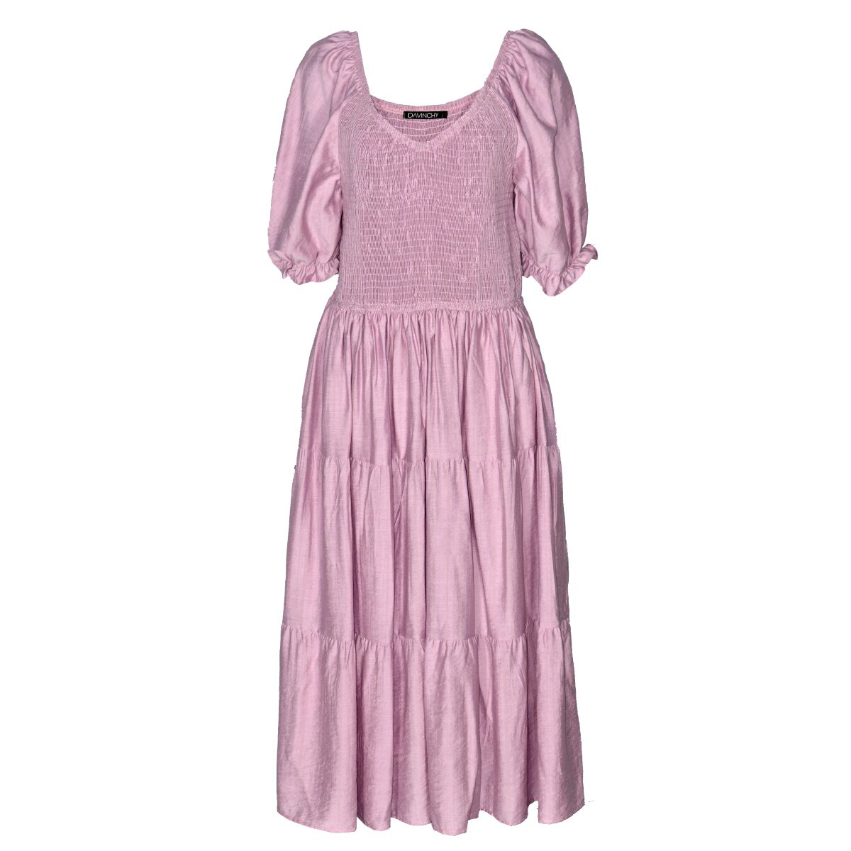 Vestido Largo Talla Extra Davinchy