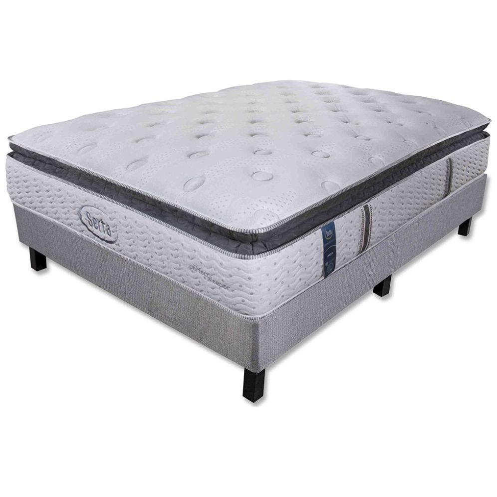 Juego de Colchón y Box Unique Queen Size Serta